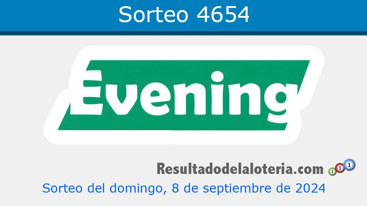 Evening. Resultado del último sorteo